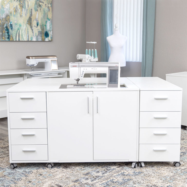 Hideaway Deluxe Sewing Cabinet With Lift - sewingcabinets.com