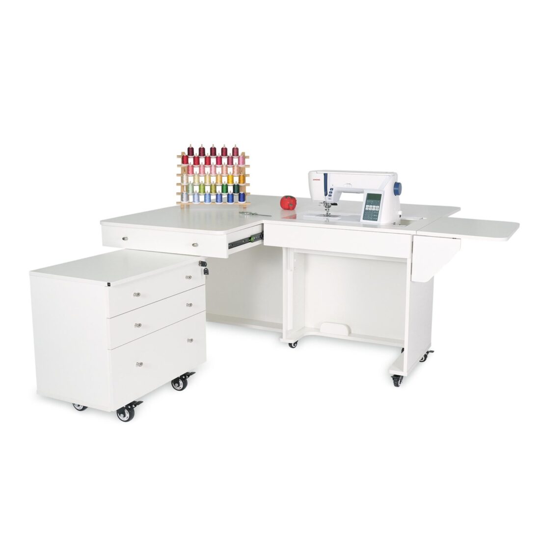 Hideaway Deluxe Sewing Cabinet With Lift - SewingCabinets.com