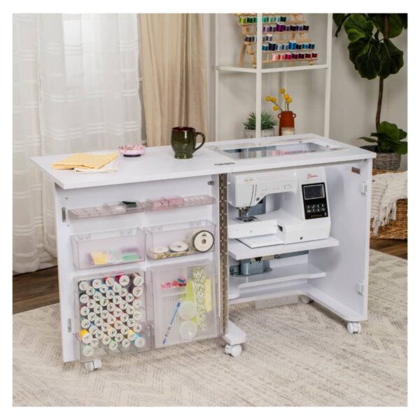 Hideaway Deluxe Sewing Cabinet With Lift - sewingcabinets.com