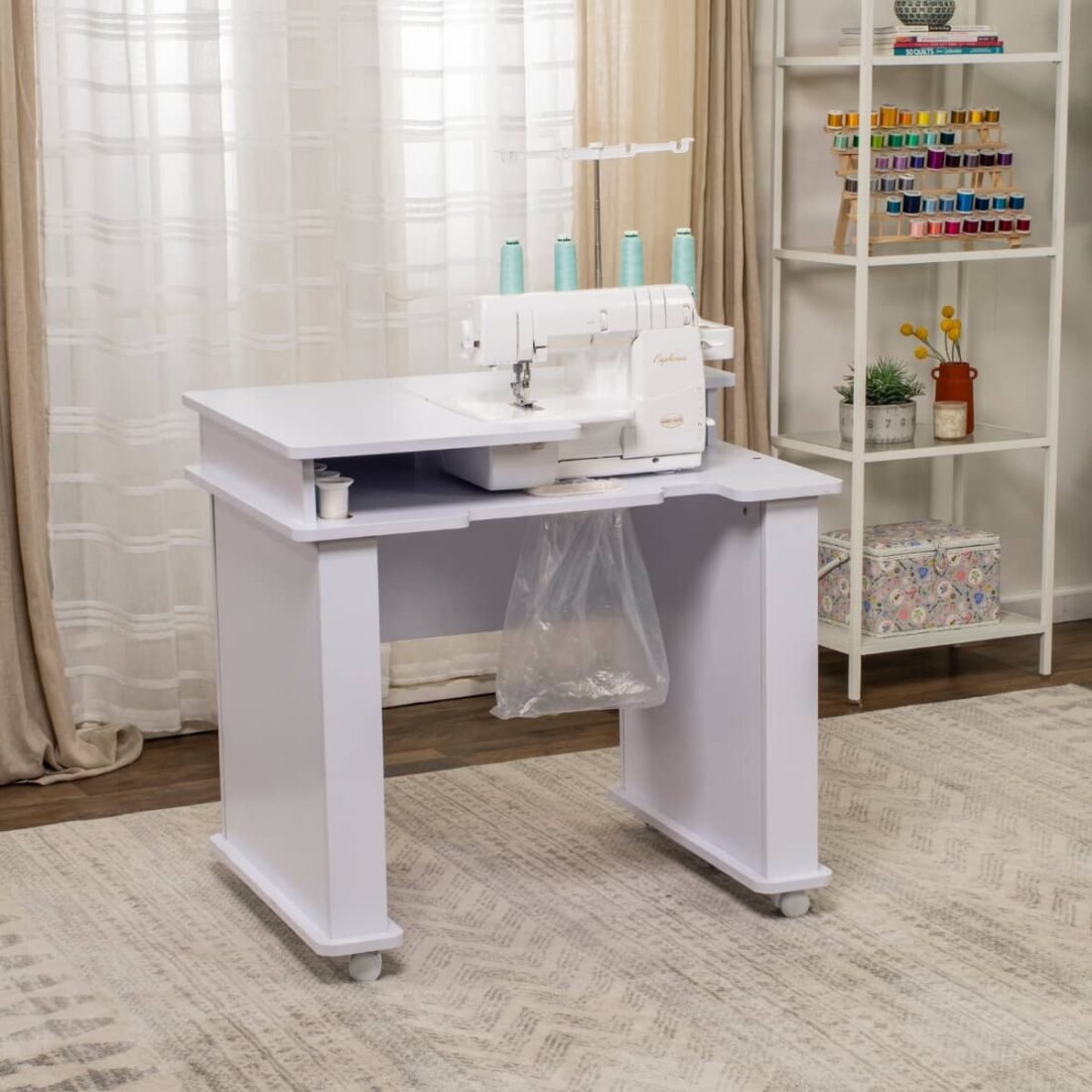 Hideaway Deluxe Sewing Cabinet With Lift - sewingcabinets.com